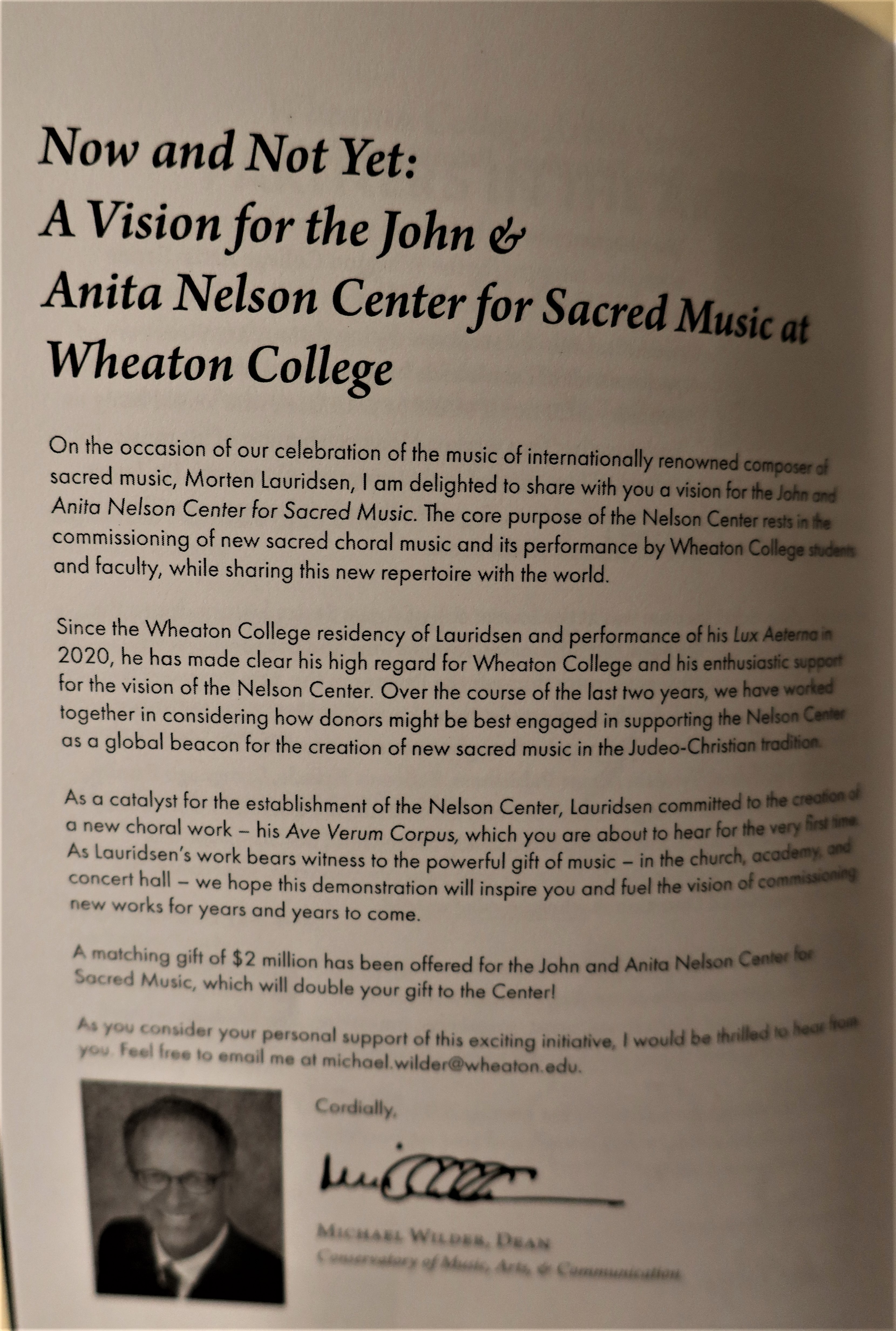 Concerts at Wheaton College Conservatory of Music, March 25 and 26 ...